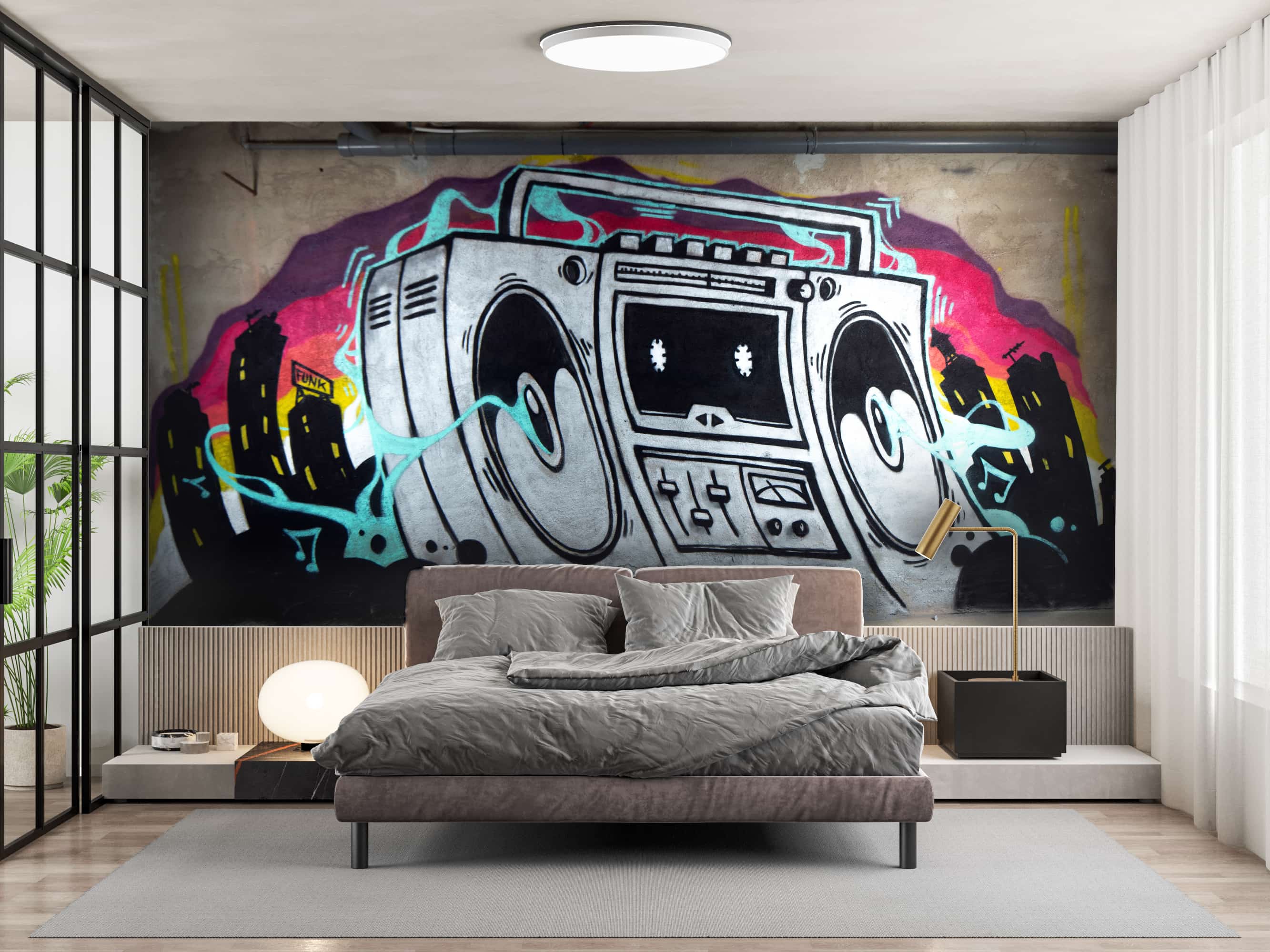 Idée déco: 12 murales en graffiti pour chambre d'ado | Muraledesign.com